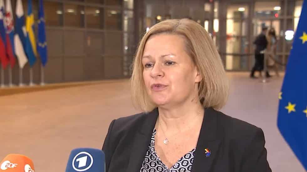 En Allemagne : Nancy Faeser, ministre de l’Intérieur et antifa (2/2 ...